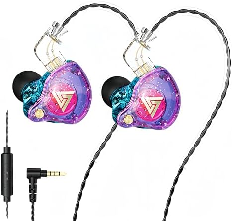 Amazon.com: HJX QKZ AK6 Pro IEM for Gaming Earbuds with MIC, in Ear ...