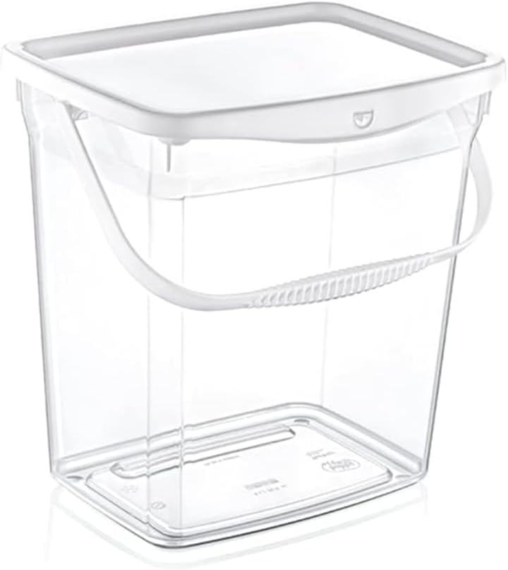 Plastic Clear Storage Container with Lid & Washing Powder Storage ...