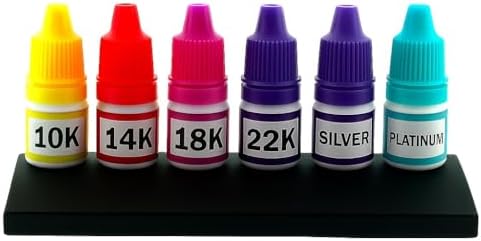 Amazon.com: ﻿ Gold, Silver & Platinum Testing Kit 10k 14K 18K 22K .999 ...