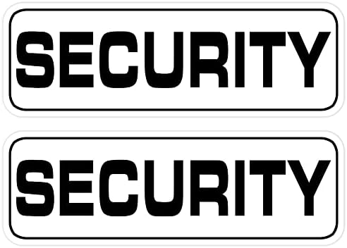 Amazon.com: 2 Pack Heavy Duty Security Officer Magnetic Signs (186 ...