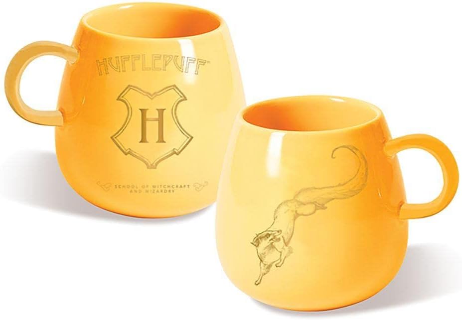 Harry Potter Shaped Mug (Hufflepuff Design) in Presentation Box, 315ml ...