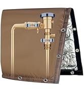Backflow Preventer Insulated Cover (5˚F) Thick 6-Layer Fabric Pipe ...