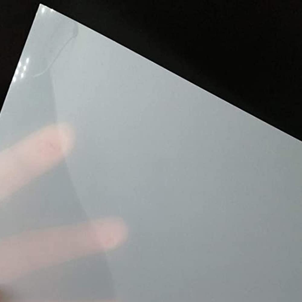 Buy 12 Sheets 10 mil Mylar Sheet, 12 x 12 inch Milky Translucent PET ...