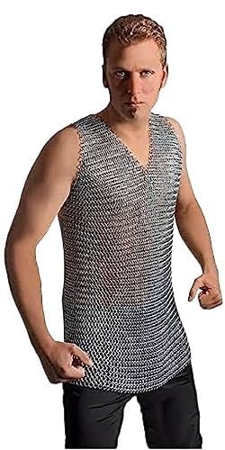 Amazon.com: Handmade chainmail vest Aluminum butted chainmail Anodized ...
