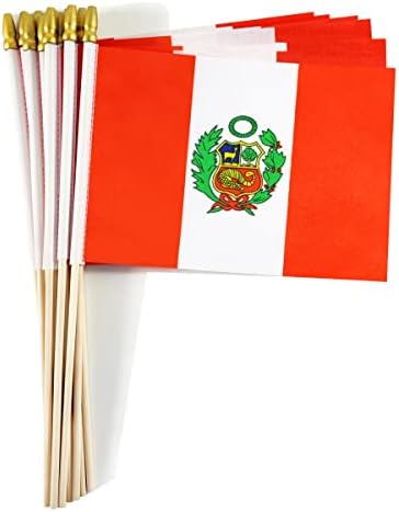 Amazon.com : QQSD Ireland Small Flag Irish Stick Mini Hand Held Flags ...