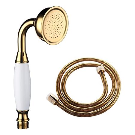Shile Traditional Brass Ceramics Telephone Handheld Shower Head with 1. ...