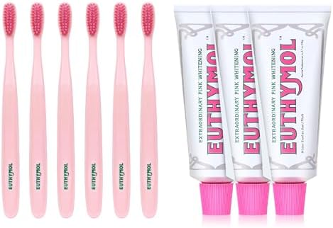 Amazon.com : EUTHYMOL Whitening Toothpaste Pack of 3 and Whitening ...