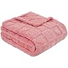 Amazon.com: MACEVIA Pink Heart Blanket Throws for Women, Love Blanket ...