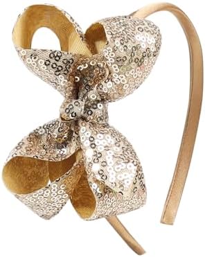 Amazon.com : Lanmerry Sequin Knotted Headbands for Women Sparkly Wide ...