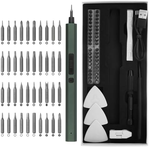 Kingsdun Mini Electric Screwdriver, 36 in 1 Cordless Precision Power ...