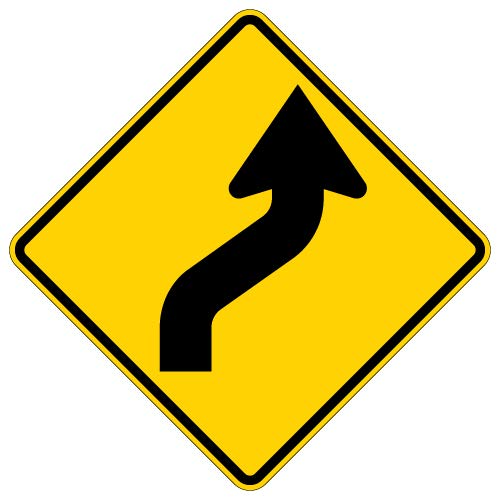 Right Curve Sign