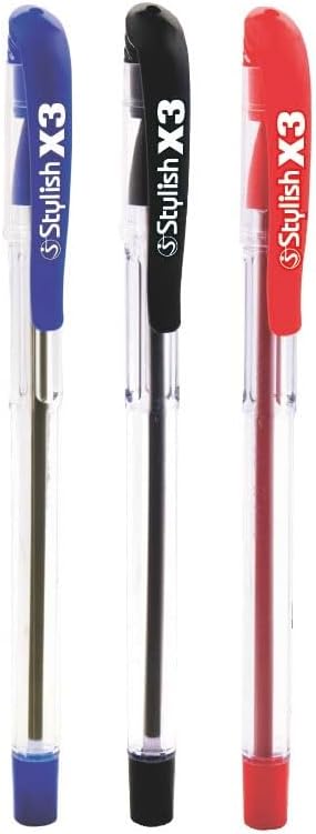 Stylish X3 Ball Pen | Ergonomic Grip | Click Lock | Ultra Proof Body ...