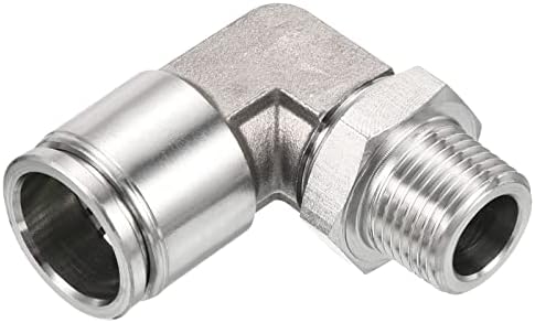 Amazon.com: PATIKIL Push to Connect Fitting Elbow 5/8 Inch Tube OD 3/8 ...