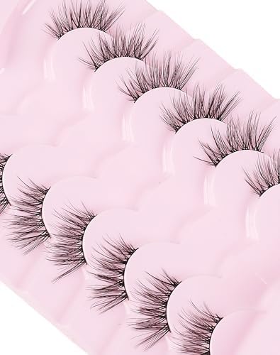 Amazon.com: Onlyall Half Eyelashes Corner Lashes Natural Lashes Half ...