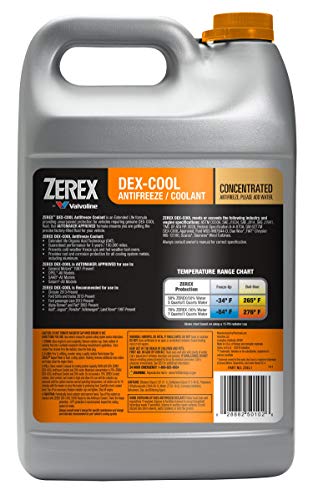 Zerex Valvoline DEX-Cool Organic Acid Technology Concentrate Antifreeze ...