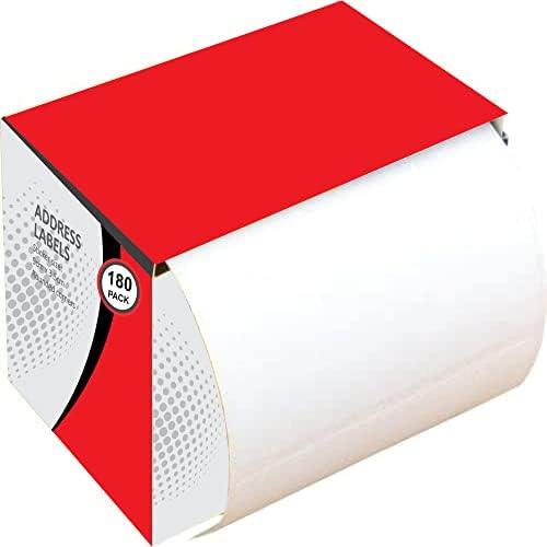 250 Premium Quality Self Adhesive Address Labels On Roll 89mm x 36mm ...