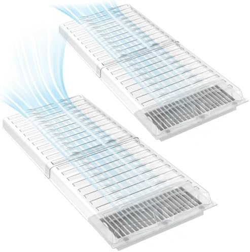 Hometu Floor Air Vent Extender for Under Furniture - Aluminum Alloy ...