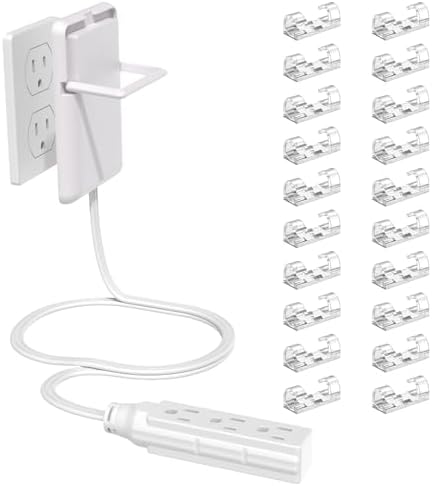3FT Ultra Flat Plug Extension Cord with 3 Outlets, Ultra-Thin Outlet ...