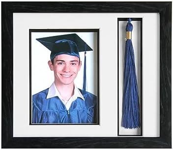 Amazon.com - Black Wood Graduation Tassel Picture Frame for 5x7 print ...