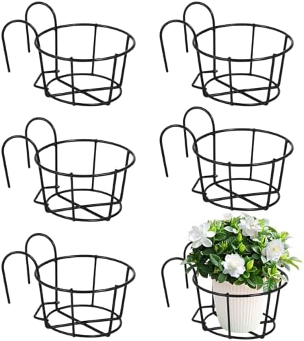 Amazon.com: EATHEATY 6 PCS Plant Traps for Pots on Railing - 6 Inch ...