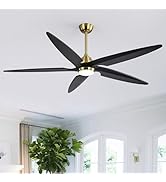 Amazon.com: Bonverre 68 Inch Ceiling Fan with Lights and Remote Control ...