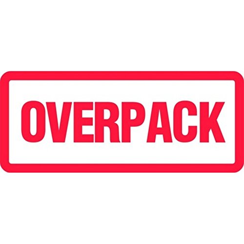 Amazon.com: 2-1/2" x 6" Overpack Labels (500 per Roll) : Industrial ...