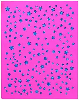 Troqueles de corte de fondo de estrellas, cinco estrellas puntiagudas ...