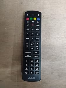 Buy JIO TV Remote Control, Universal TV Set-Top Box Controller, Black ...
