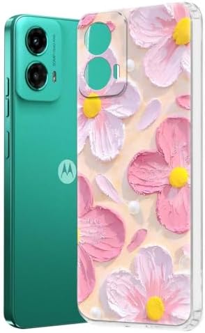 Fashionury Designer Soft Back Cover Case Compatible for Moto G45 5G ...