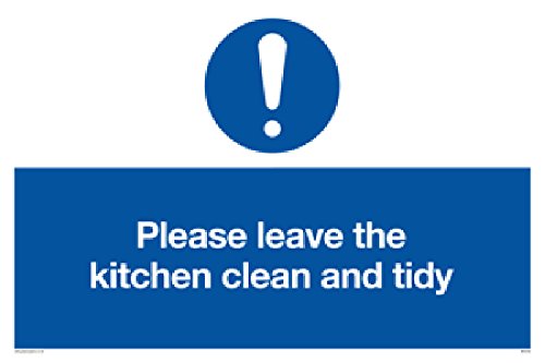 Viking Signs MV5722-A1L-3D "Please Leave The Kitchen Clean And Tidy ...