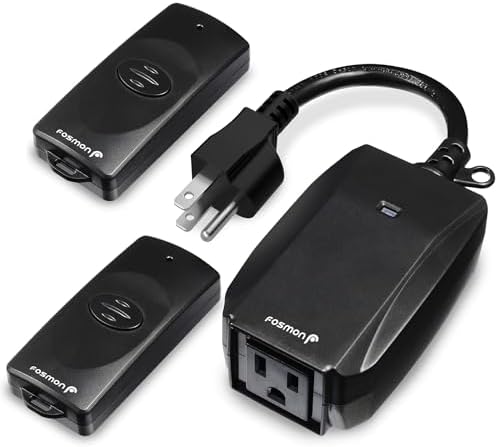 DEWENWILS Outdoor Remote Control Outlet, Wireless Remote Outlet Power ...