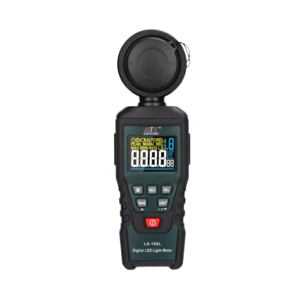 HTC LX-108L LED Light Meter | Lux Meter | Illuminance Meter with Color ...