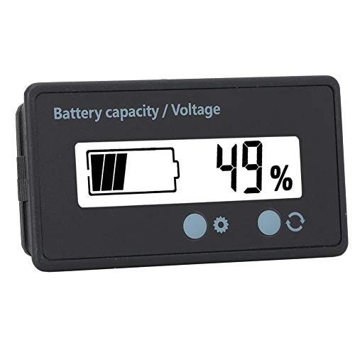 Battery Capacity Tester, LCD Display Electricity Display Battery ...