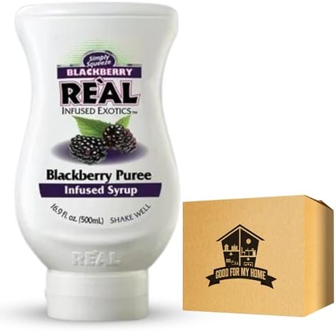 Amazon.com: Blackberry Puree Bundle. Includes One 16.9 Fl Oz of Simplly ...