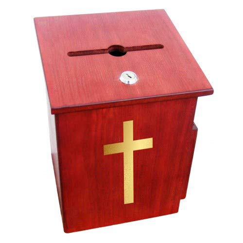 Buy FixtureDisplays Church Collection Fundraising Box Suggestion Box ...