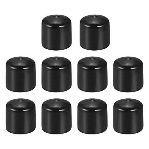 Snapklik.com : 10 Pack 1 3/8 ID Black Screw Thread Protectors Rubber ...