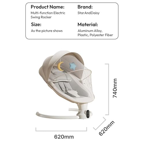 StarAndDaisy Swing Rocker for Baby with Automatic 5- Level Swing ...
