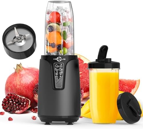 Amazon.com: 300W Electric Smoothie Blender, Mini Blender with 2 ...