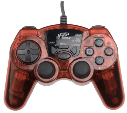 Amazon.com: High Frequency Dual Force Control Pad - Transparent Red ...