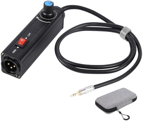 Amazon.com: AUX to XLR Noise Reduction Isolator Box, 3.5mm TRS to 3-pin ...