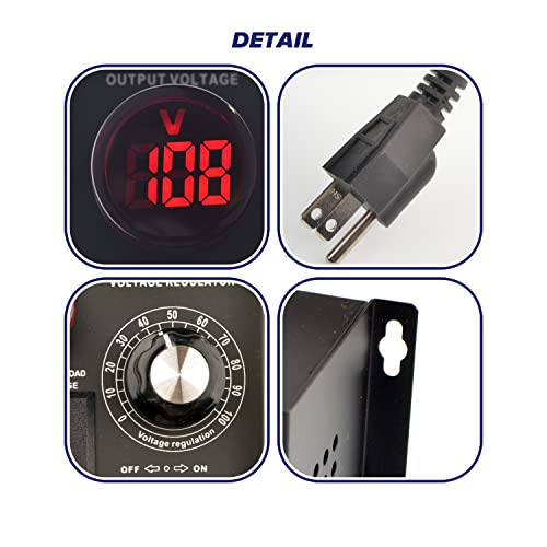 Snapklik.com : SCR Voltage Controller AC 110V 220V/15A/ 4000W Variable ...