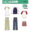 New Look Sewing Pattern 6404: Misses' and Men's Separates, Size, A ...