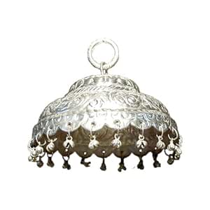 Geeta Poojan Bhandar White Metal Silver Carved Chatra/Chattar for God ...