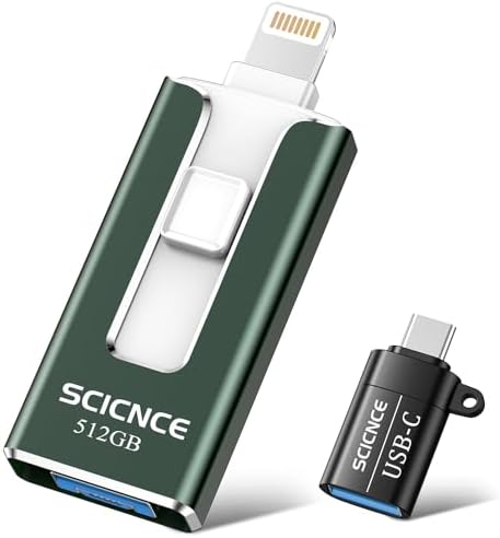 Amazon.com: SCICNCE 512GB Flash Drives Intended for iPhone, Memory ...