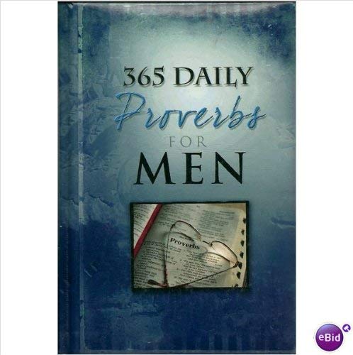 365 Daily Proverbs for Men: The Holy Bible: 9781605870137: Amazon.com ...