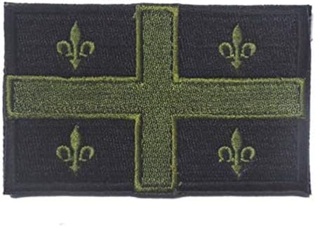 Amazon.com: Quebec Provincial Flag Canada Military Patch Fabric ...