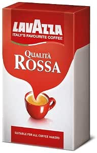 Lavazza Espresso Qualità Rossa Ground Beans Coffee Drink 250G : Amazon ...
