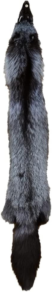 Amazon.com: Natural Tanned Silver Fox Hides Fur Pelts Graded 1 Fox Skin ...