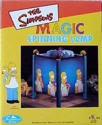 Simpsons Homer Simpson Donut Magic Spinning Lamp : Amazon.com.au: Lighting
