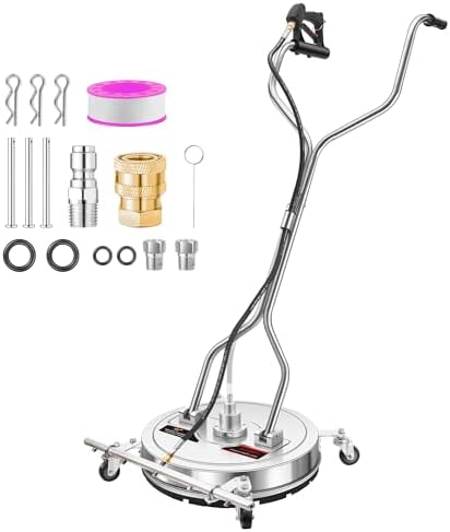 Amazon.com: DAIMOT 20" Pressure Washer Surface Cleaner with 5 Nozzles ...